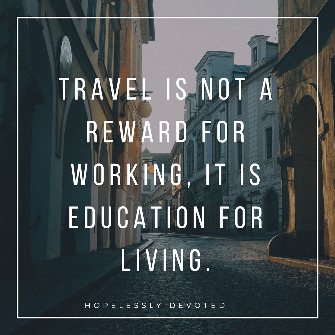 Travel Log – Hopelessly Devoted